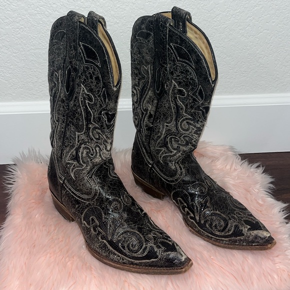 Corral | Shoes | Corral Vintage Cowboy Boots Sz 8 | Poshmark